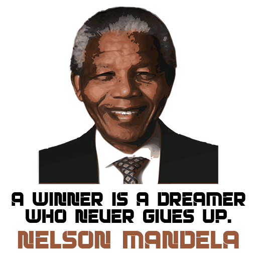 Nelson Mandela by Marcossoft - Sticker Maker for WhatsApp