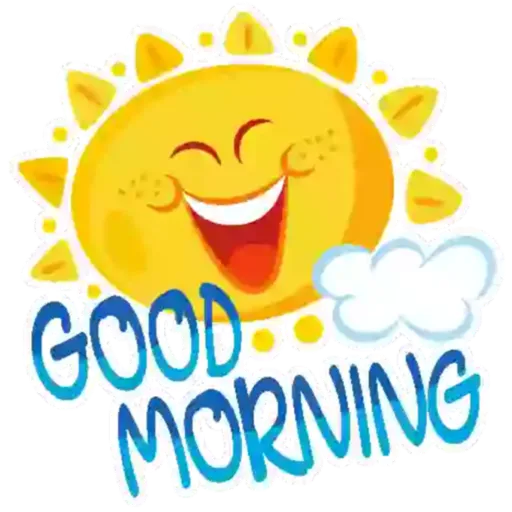 Good Morning by SAN. - Sticker Maker for WhatsApp